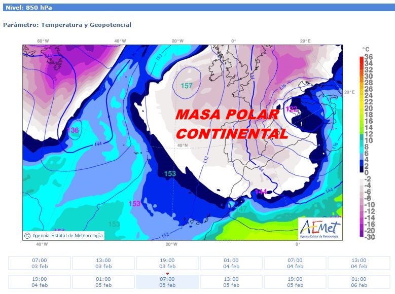 Ola De Frío Polar Continental En La Península Seguimiento Especial